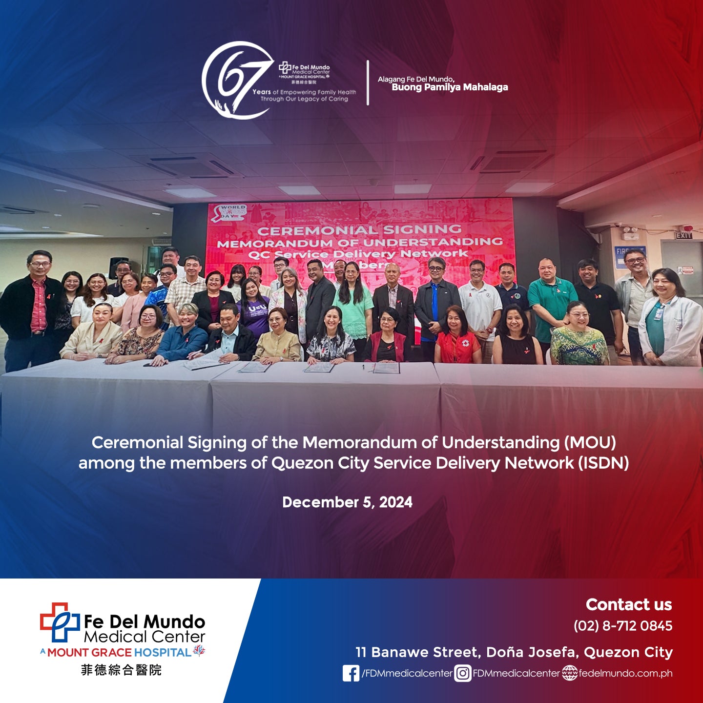 𝐅𝐃𝐌𝐌𝐂 𝐩𝐫𝐨𝐮𝐝𝐥𝐲 𝐩𝐚𝐫𝐭𝐢𝐜𝐢𝐩𝐚𝐭𝐞𝐝 𝐢𝐧 𝐭𝐡𝐞 𝐂𝐞𝐫𝐞𝐦𝐨𝐧𝐢𝐚𝐥 𝐒𝐢𝐠𝐧𝐢𝐧𝐠 𝐨𝐟 𝐌𝐎𝐔 𝐚𝐦𝐨𝐧𝐠 𝐭𝐡𝐞 ...