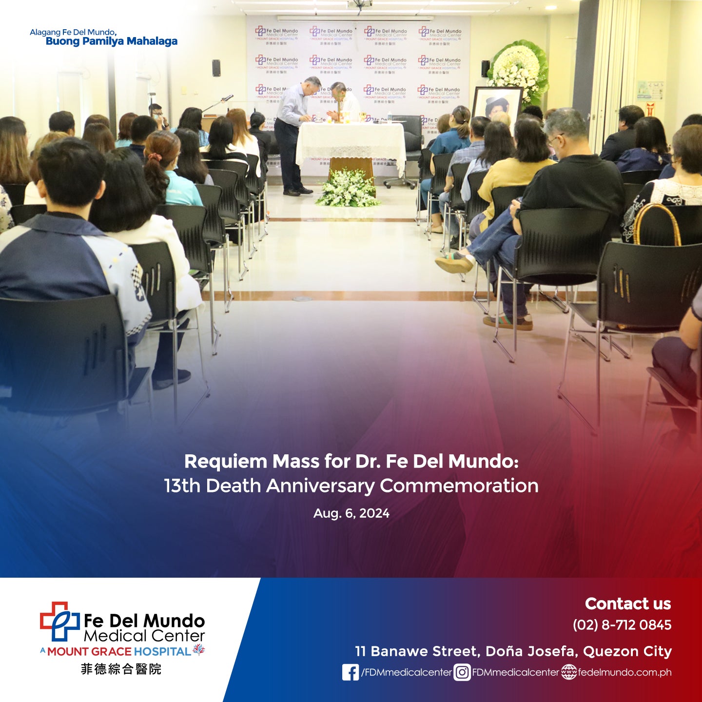 13th Death Anniversary Requiem Mass for Dr. Fe Del Mundo – Fe Del Mundo ...