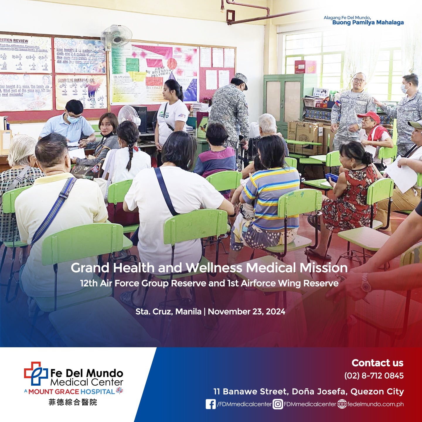 Grand Health and Wellness Medical Mission – Fe Del Mundo Medical Center